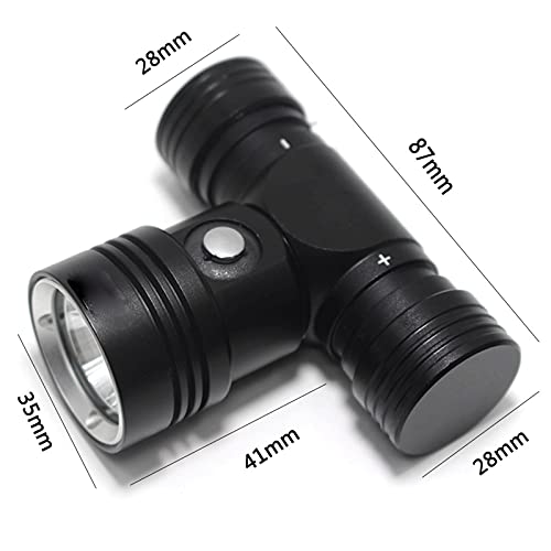 ICOBES Headlamp 5000 Lumen Underwater 100 Meter Dive Headlight 3 Mode Torch Lanterna Waterproof IPX8 18650 Waterproof Lamp Light Camping
