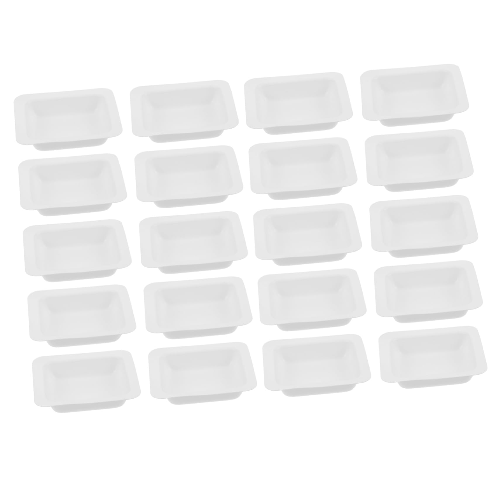 SOLUSTRE Lab Weighing Dishes Weighing Dish for Scale Biologically Inert Weighing Dishes 20pcs Square Weighing Boats Labs Weighing Dishes for Scale