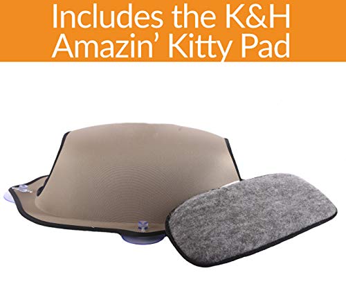 K&H Pet Products EZ Mount Window Pod Kitty Sill Tan 27 X 20 Inches