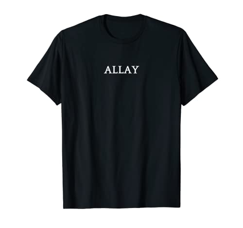 ALLAY English word Apparel T-Shirt