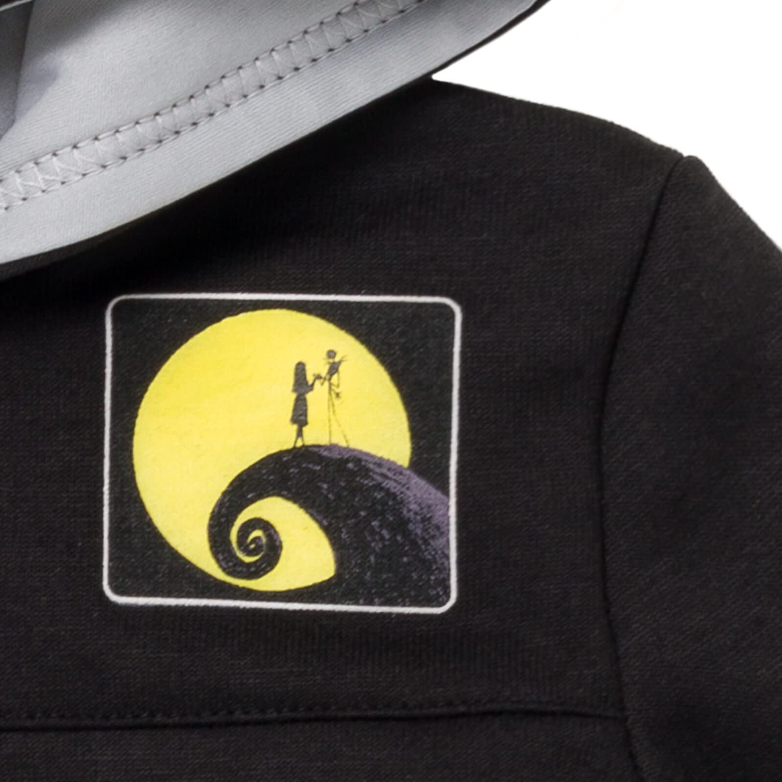 Disney Nightmare Before Christmas Jack Skellington Little Boys Fleece Half Zip Hoodie Black 6
