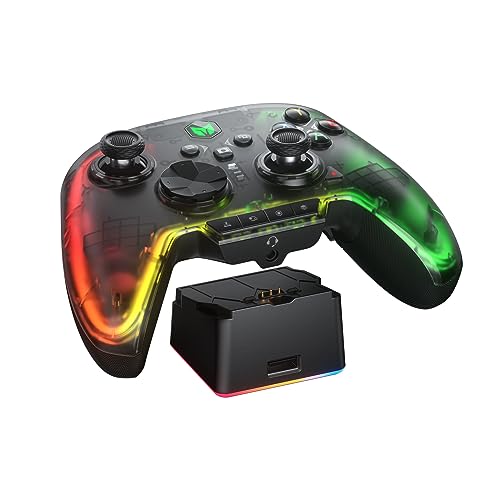 BIGBIG WON Wireless Switch Controllers for Nintendo Switch/PC Windows/Android/IOS, Bluetooth Wired PC Game Controller With 6-Axis Gyro/Vibration/Turbo/NFC/Wake-Up, Gaming Controller with Charging Dock