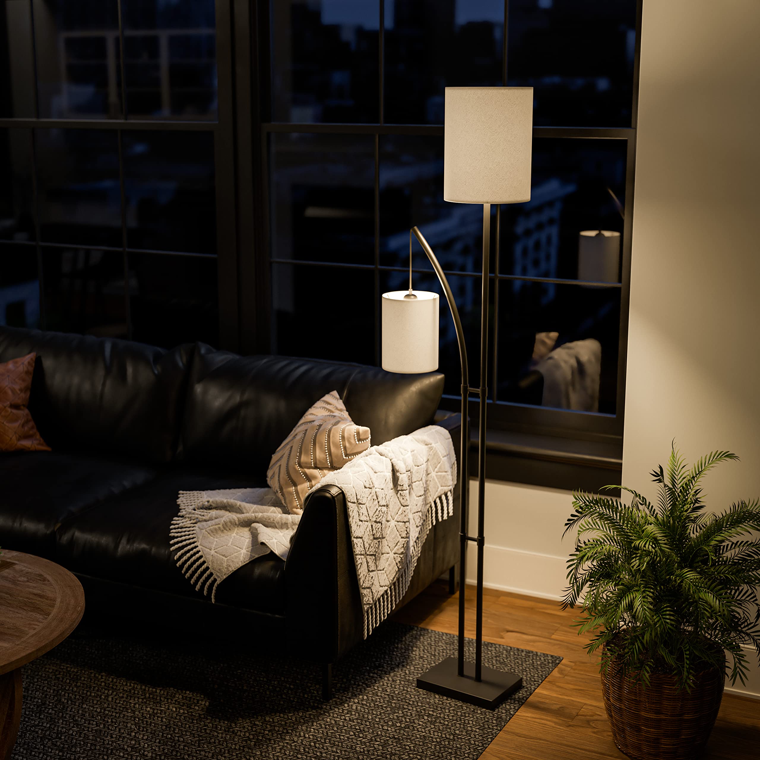 Kenroy Home 34266BRZ Lanterna Mother and Son Floor Lamps, Medium, Bronze