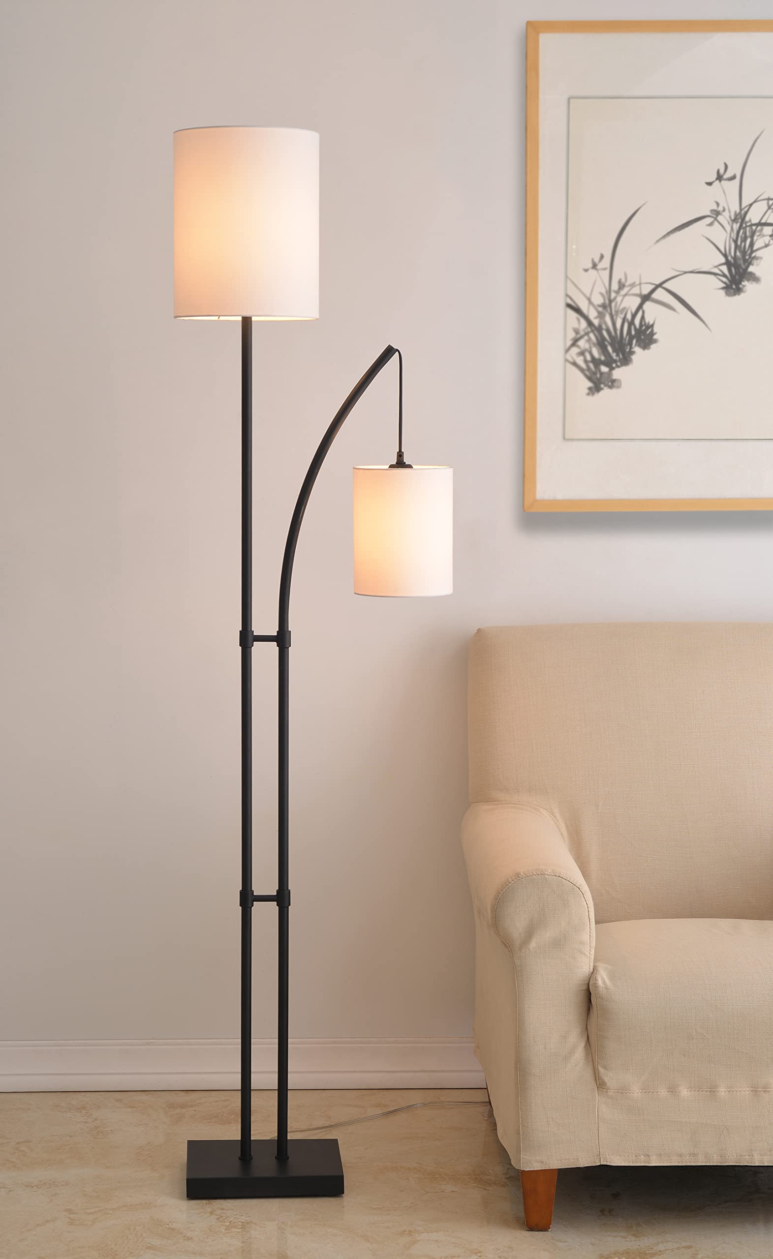 Kenroy Home 34266BRZ Lanterna Mother and Son Floor Lamps, Medium, Bronze