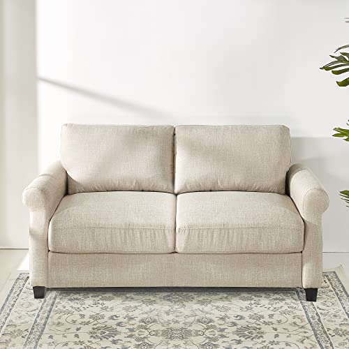 ZINUS Josh Loveseat Sofa / Easy, Tool-Free Assembly, Beige