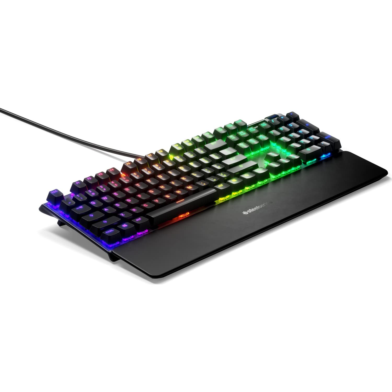 SteelSeries Apex Pro - Mechanical Gaming Keyboard - Adjustable Actuation Switches - OLED Smart Display - English QWERTY Layout - Standard