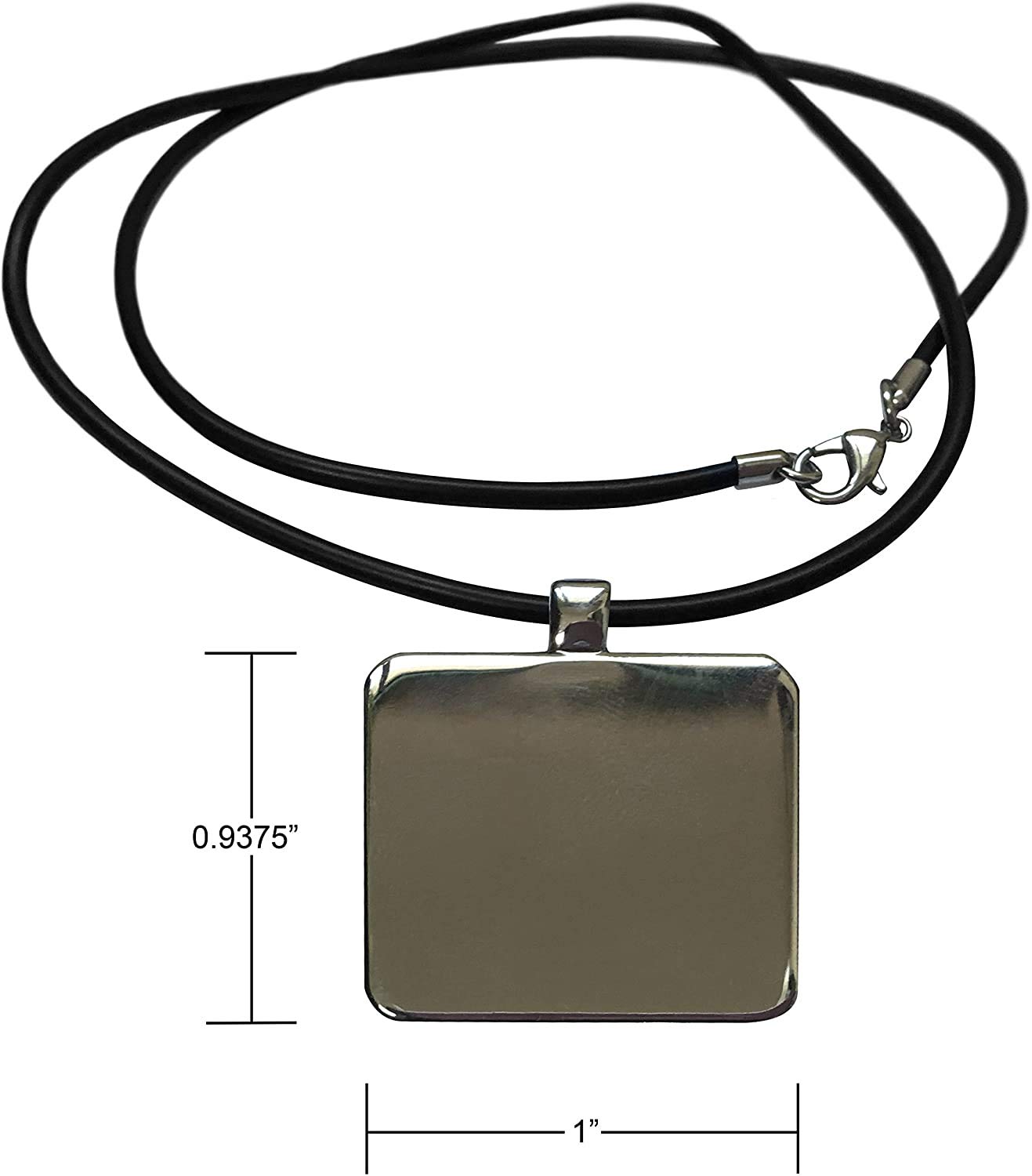 3dRose Necklace With Rectangle Pendant - Funny Cute Moose on Riding Lawn Mower Mowing Cartoon Sports and Hobbies
