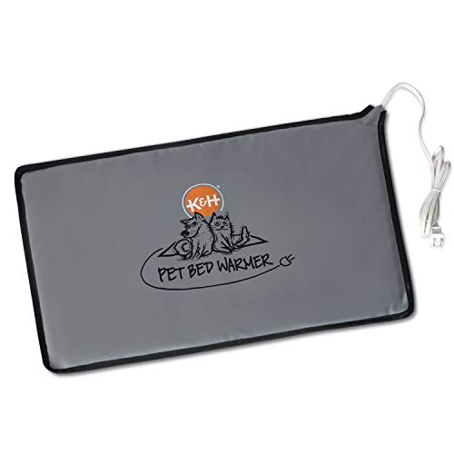 K&H PET PRODUCTS Pet Bed Warmer Gray X-Large 15.75 X 25.5 Inches