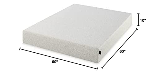 Zinus 10 Inch Ultima Memory Foam Mattress / Pressure Relieving / CertiPUR-US Certified / Mattress-in-a-Box, Queen