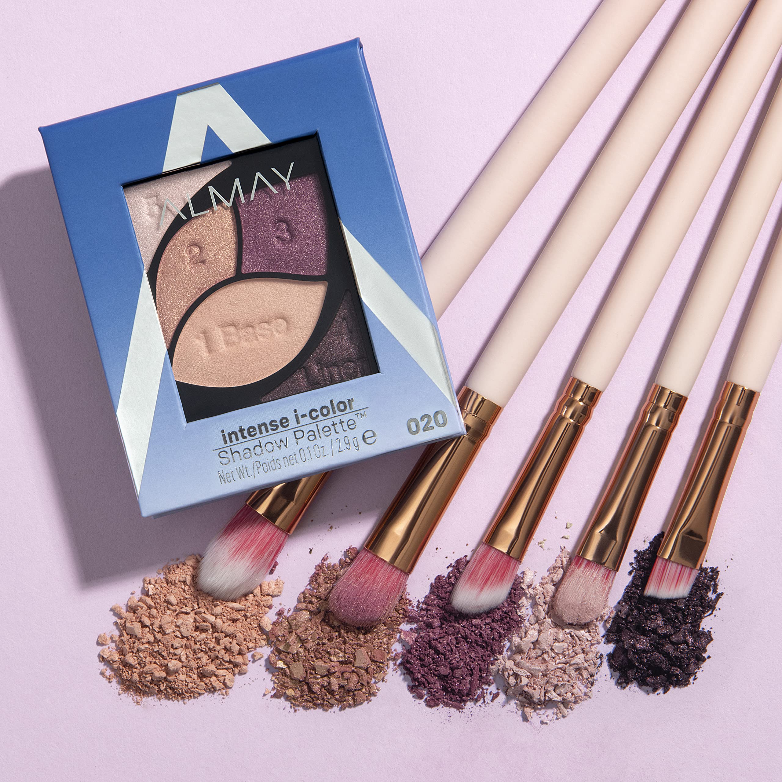 Almay Eyeshadow Palette, Longlasting Eye Makeup, Primer Enriched with Antioxidant Vitamin E, Hypoallergenic, 020 Blue Eyes, 0.1 Oz
