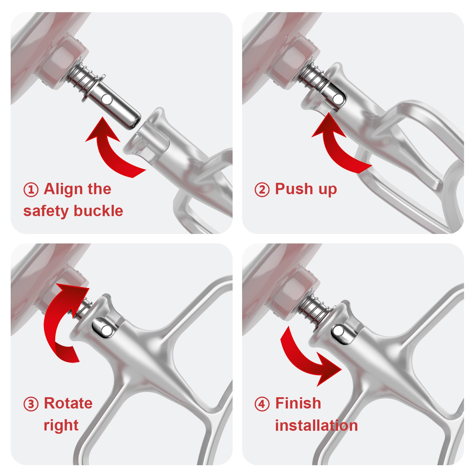 Stainless Steel Paddle Attachment for Kitchenaid Mixer, Replacement for Kitchenaid Paddle Attachment, Fit 4.5-5Qt Tilt-Head Stand Mixers, For Kitchen Aid Paddle by Innomoon