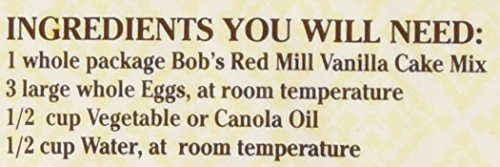 Bobs Red Mill Cake Flour, Vanilla, 19 oz