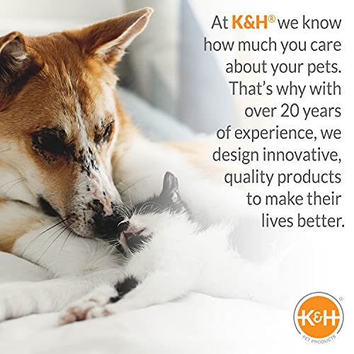 K&H Pet Products Coolin' Comfort Bed Orthopedic Dog Cooling Mat Blue Large 32 X 44 Inches