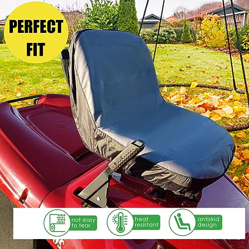 BeadChica Small Riding Lawn Mower Seat Cover,Universal Lawn Mower Tractor Cover