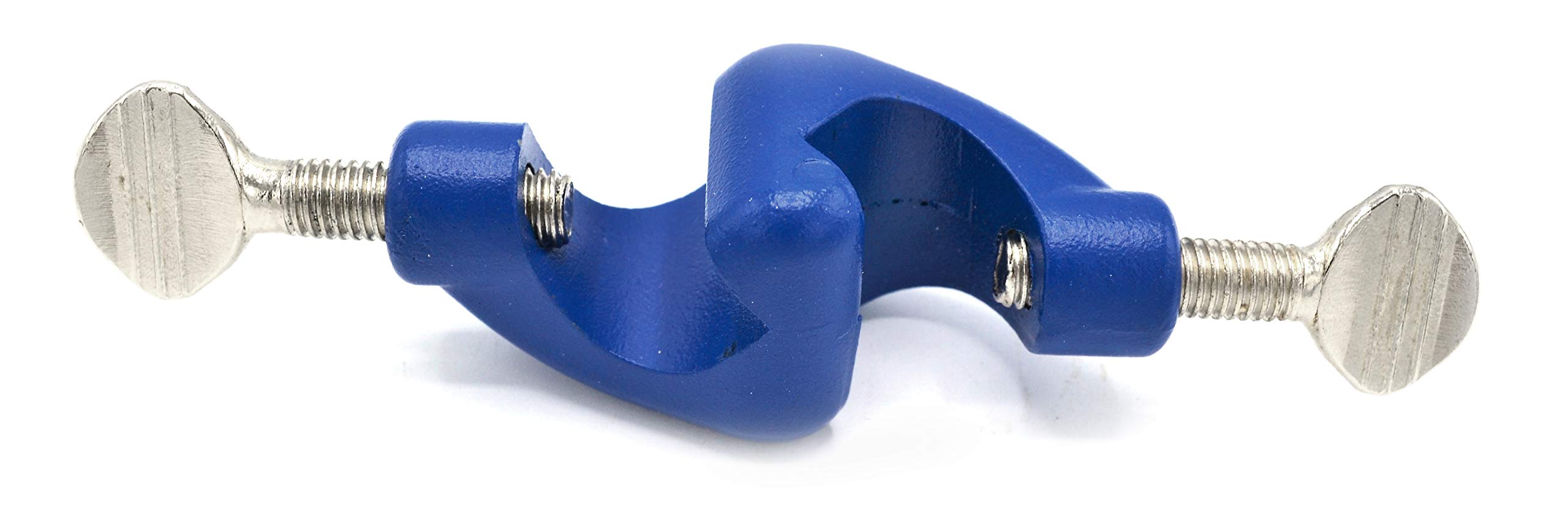 EISCO Bosshead, Heavy Duty - Fits Rods up to 16mm - Screw Adjustable - Thick Casting for Heavy Loads - Powder Coated Zinc Alloy - High Torsional Strength - Research, Industrial Lab Grade