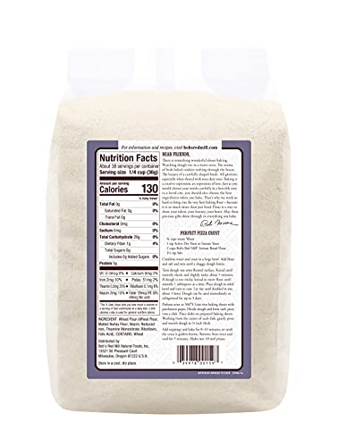 Bob's Red Mill Artisan Bread Flour, 48 Ounce (Pack of 4), Packaging may vary.