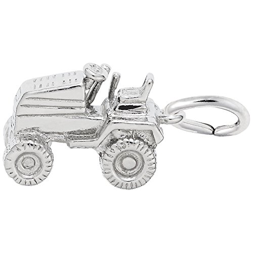Baxley Jewelry Riding Lawn Mower Charm - Sterling Silver