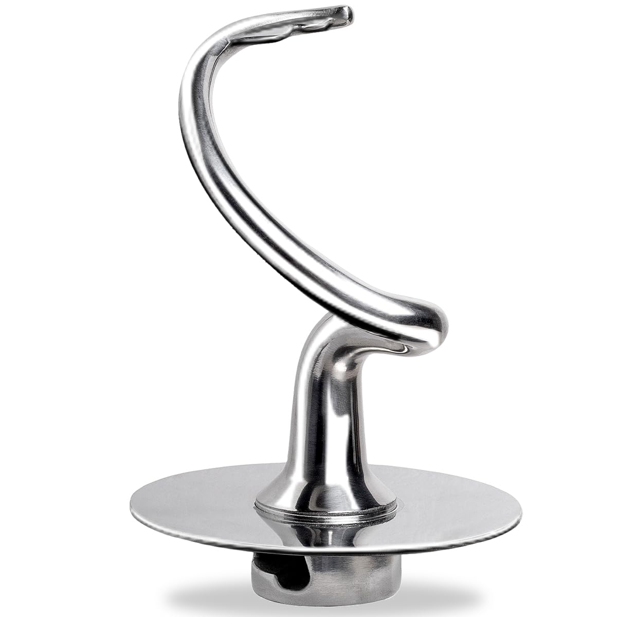 EGNic Stainless Steel Dough Hook Attachment for Kitchenaid 4.5-5 Quart Tilt-Head Stand Mixer, Spiral Dough Hook Replacement for Kitchenaid Mixers Accessories