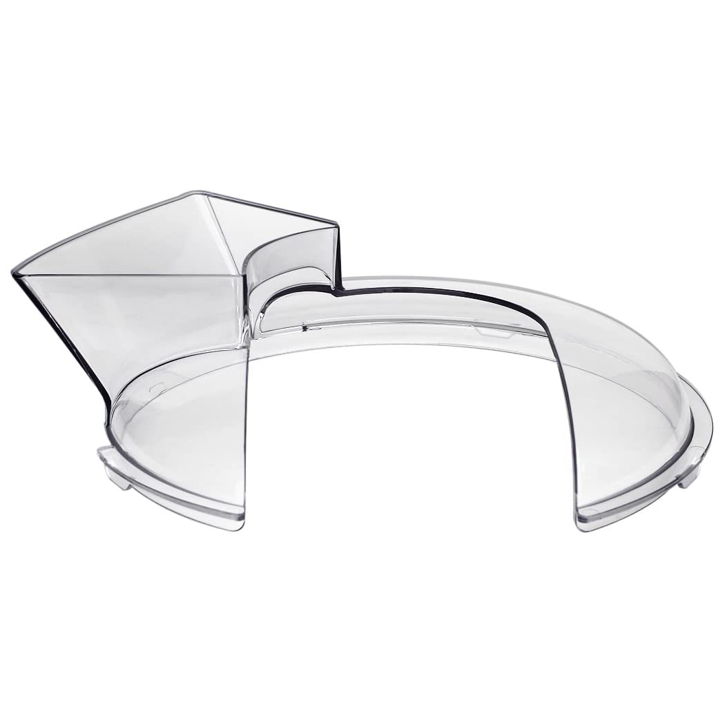 Veterger Replacement Parts Pouring Shield,Compatible with Kitchenaid 6 Quart tilt head stand mixer stainless steel bowls
