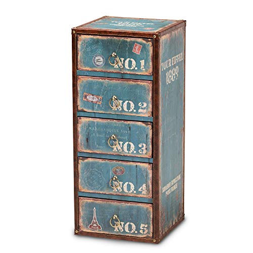 Baxton Studio Multipurpose Shelving and Cabinets, Blue