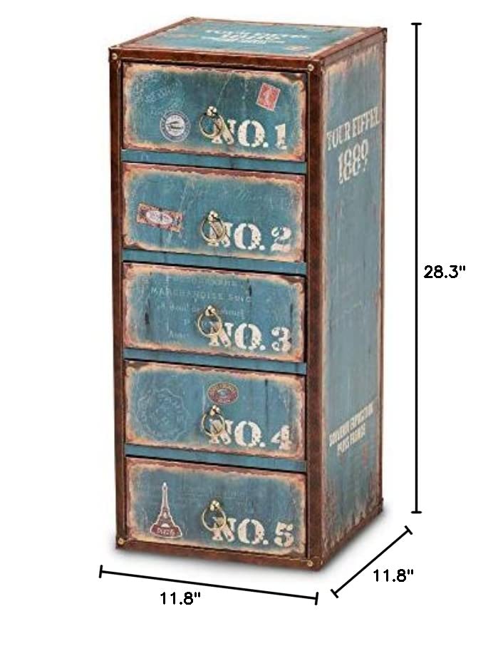 Baxton Studio Multipurpose Shelving and Cabinets, Blue