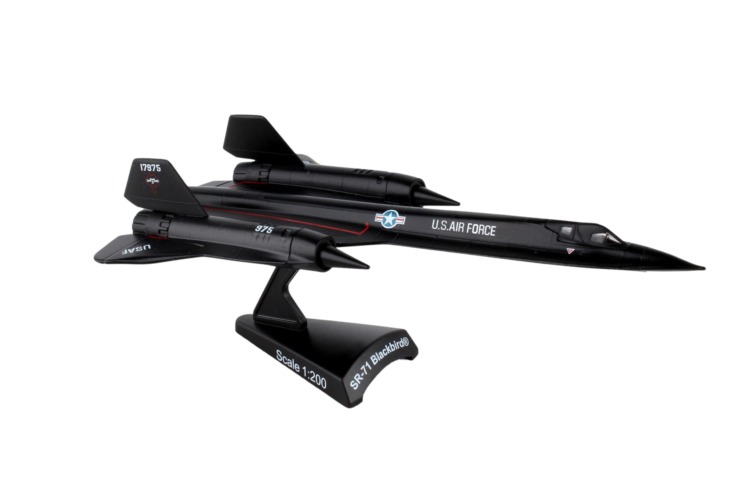 Daron Worldwide Trading SR-71 Blackbird Vehicle (1:200 Scale), Black