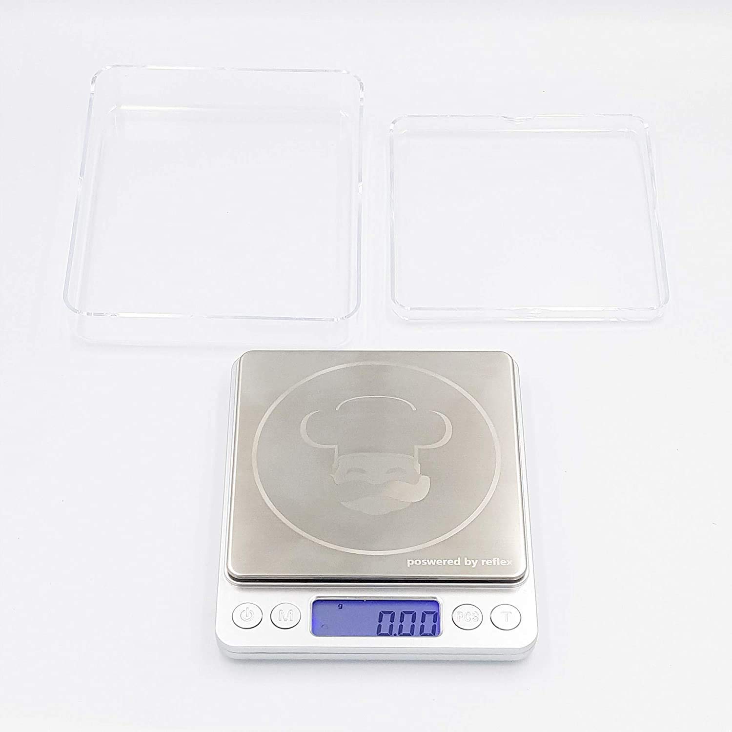 Lab Scale, Pill Counting Tray, Yarn Scale, 500g / 0.01g Precision, Analytical Balance, Wireless, Weight Recording, Data CSV Export, USB Rechargeable, Portable, Accurate, Metal Stainless Steel