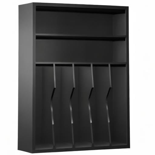 WUSHIZHUHUN Utensil Organizer Silverware Drawer Organizer - 7 Slots Bamboo Silverware Tray For Kitchen Cutlery Office Supplies Makeup Desk Storage Garage Tool Organization W13”x L17” (Black)