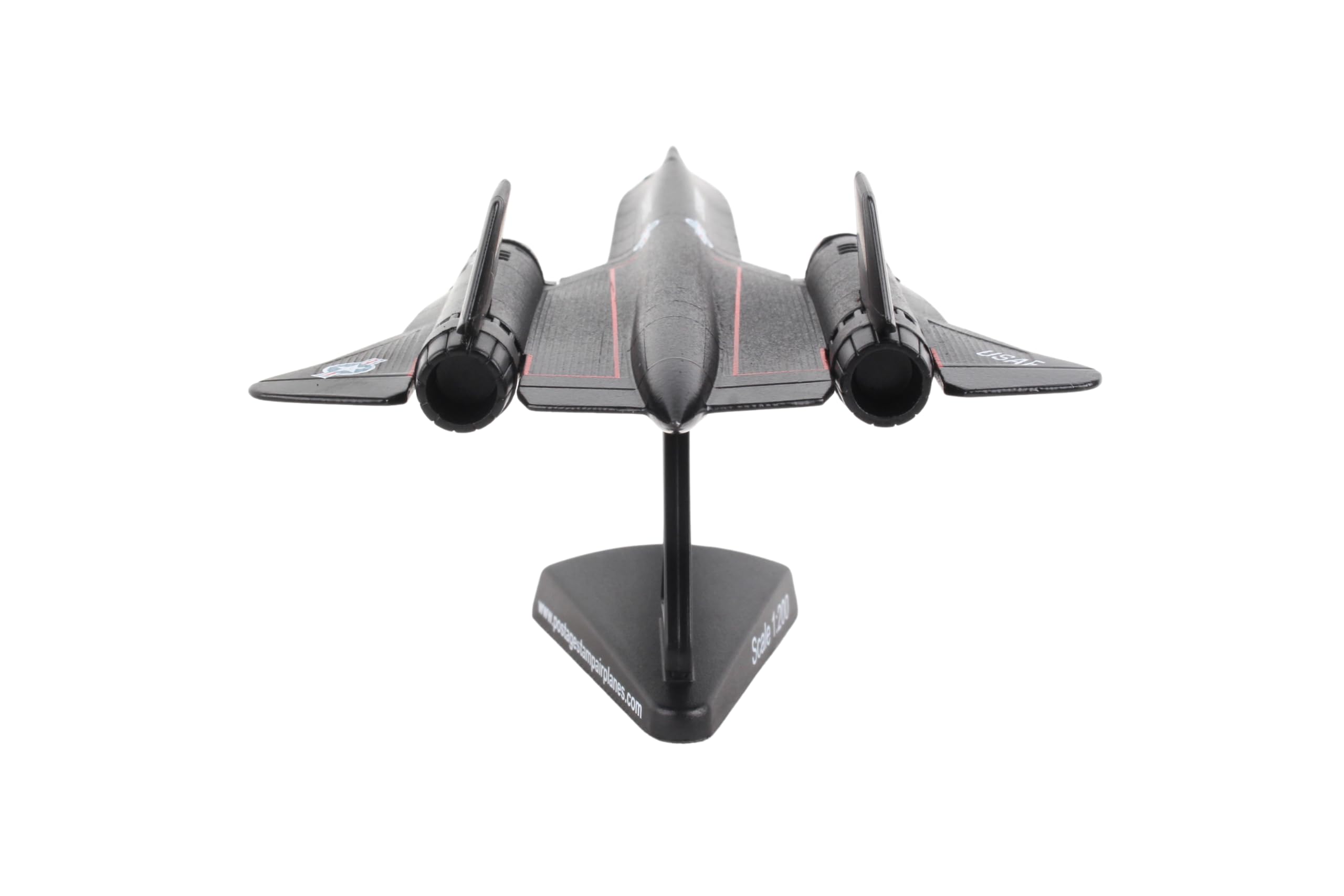 Daron Worldwide Trading SR-71 Blackbird Vehicle (1:200 Scale), Black