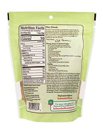 Bob's Red Mill Organic Coconut Sugar, 13 Oz