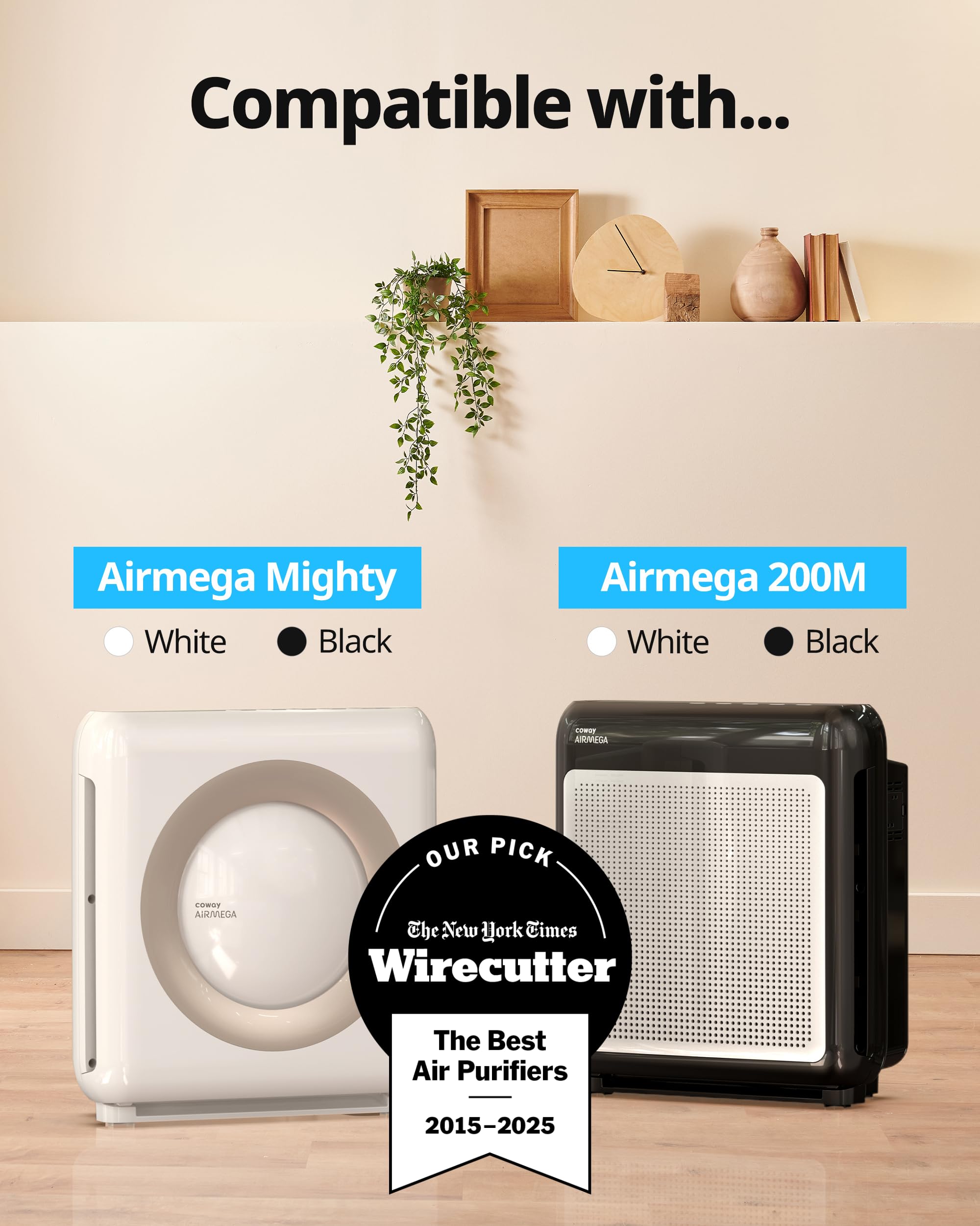 Coway Airmega AP-1512HH Air Purifier Replacement Filter Set, 1 Count (Pack of 1), White
