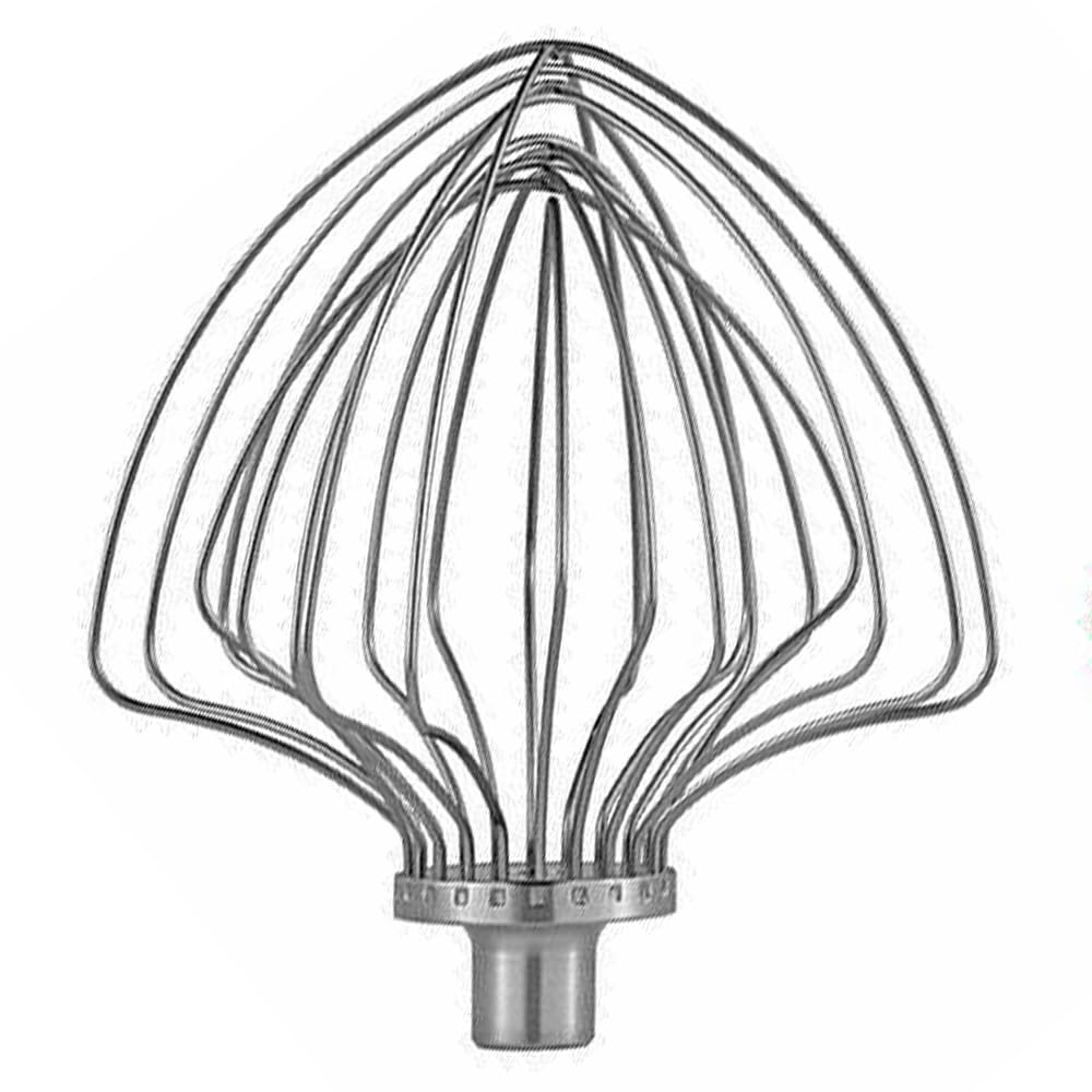 KN211WW 11-Wire Whip Stand Mixer Attachment Compatible with all KitchenAid Bowl-Lift 5 Quart, 6 Quart .usd with model:KD26,KH25,KT26,KV25,KJ26,KB26,KB25,KP26 (KN211WW/6 Quart)