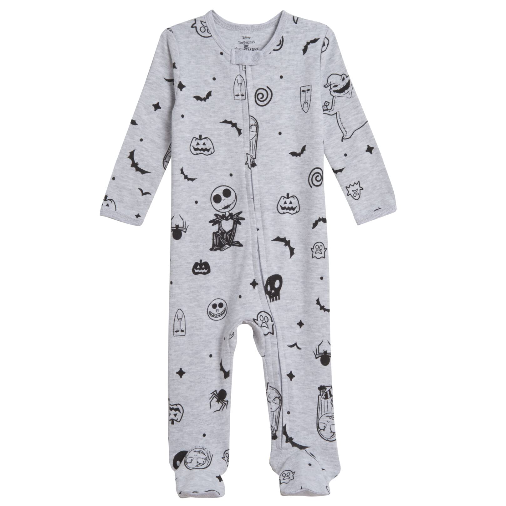 Disney Nightmare Before Christmas Infant Baby Boys Footed Coverall 24 Months