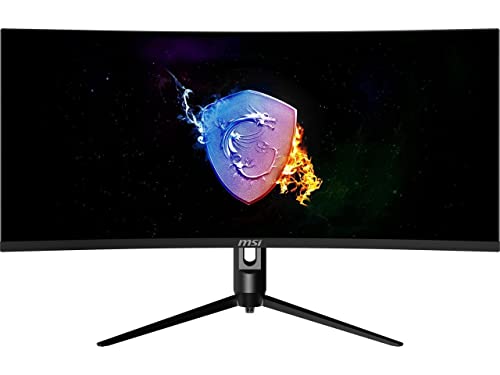 MSI MAG342CQPV, 34" Gaming Monitor, 3440 x 1440 (UWQHD), VA, 100Hz, FreeSync, HDR Ready HDMI, Displayport, Tilt, Swivel, Height Adjustable,Pivot