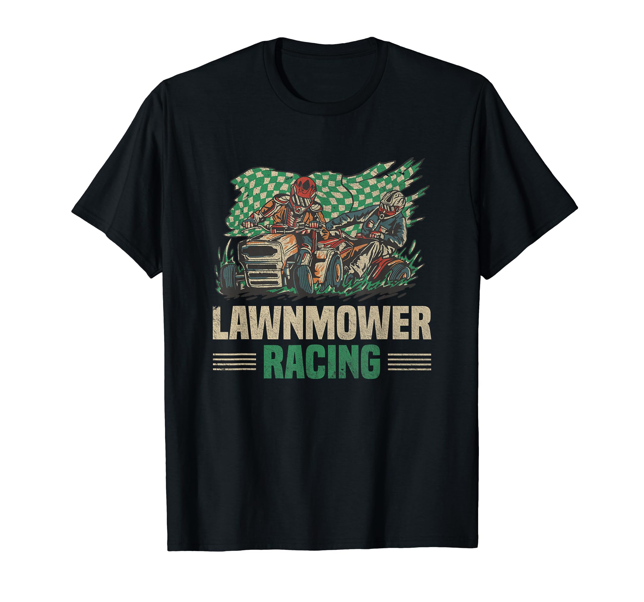 Cool Lawnmower Racing Slogan For Boys And Girls Riding Mower T-Shirt