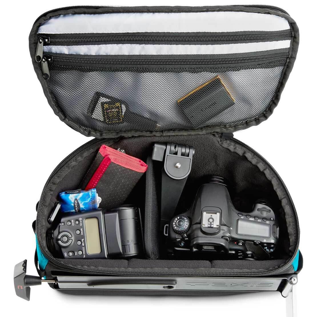 Paxis High-Tech Ergonomic Fishing and Photography Backpack - Black/Grey - Capacity: 30 Liters