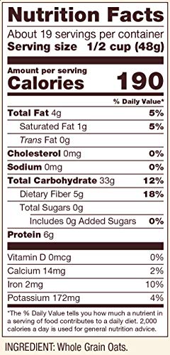 Bob's Red Mill Gluten Free Old Fashion Rolled Oats (32 Ounce, Pack of 2)