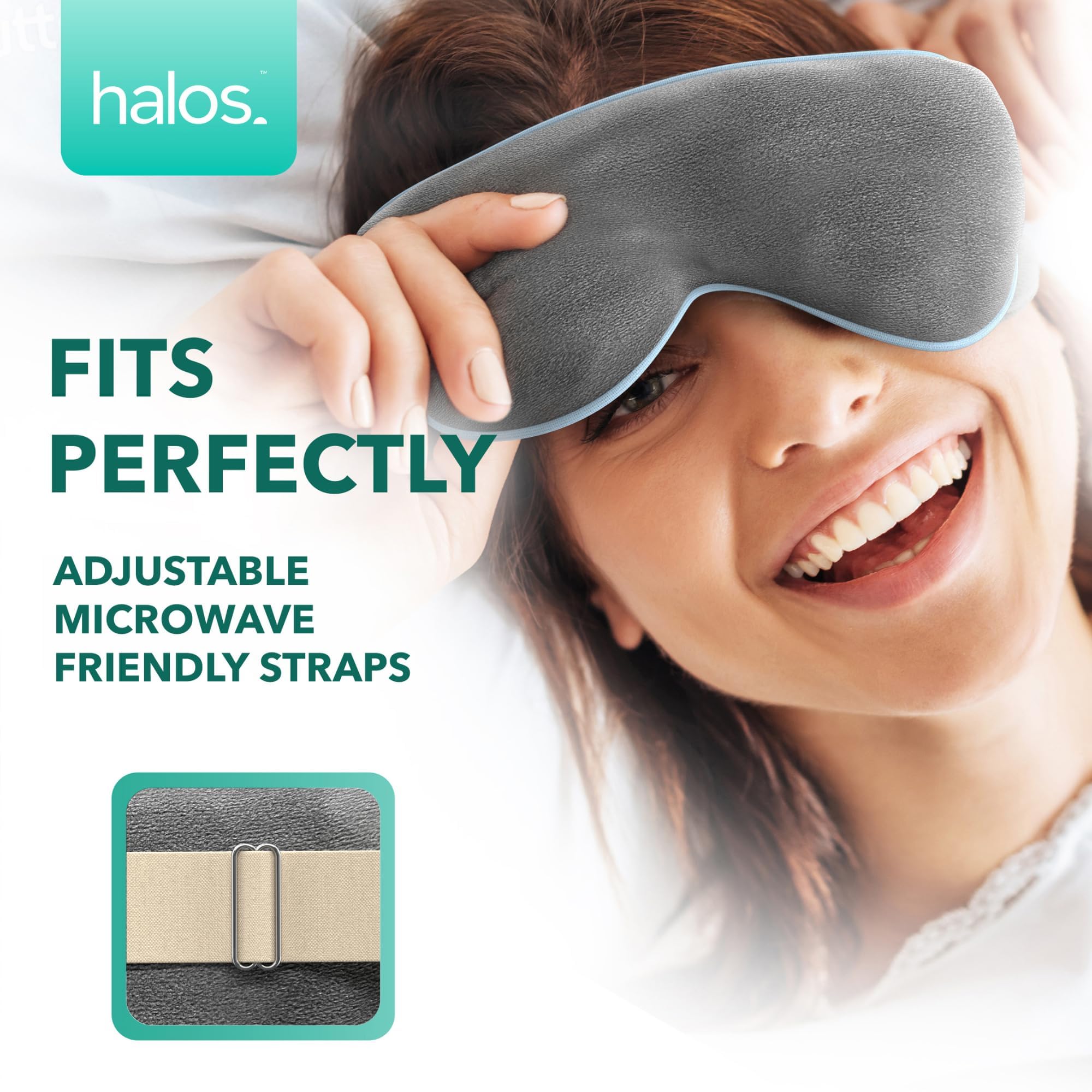 Microwave Activated Warm Eye Compress for Dry Eyes, Blepharitis & Stye Eye Treatment - Heated Eye Masks for Dry Eyes - Dry Eye Therapy Mask & Eye Compress Moist Heat Delivers Warm Compress for Eyes