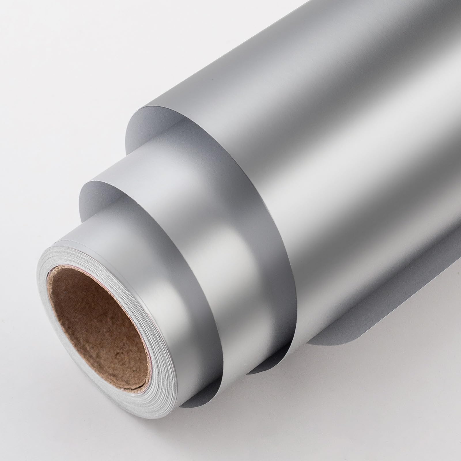 Homeral Jumbo Matte Silver Wrapping Paper Roll - Solid Color for Birthday, Wedding, Christmas, All Occasion - 30 Inch x 32.8 Feet