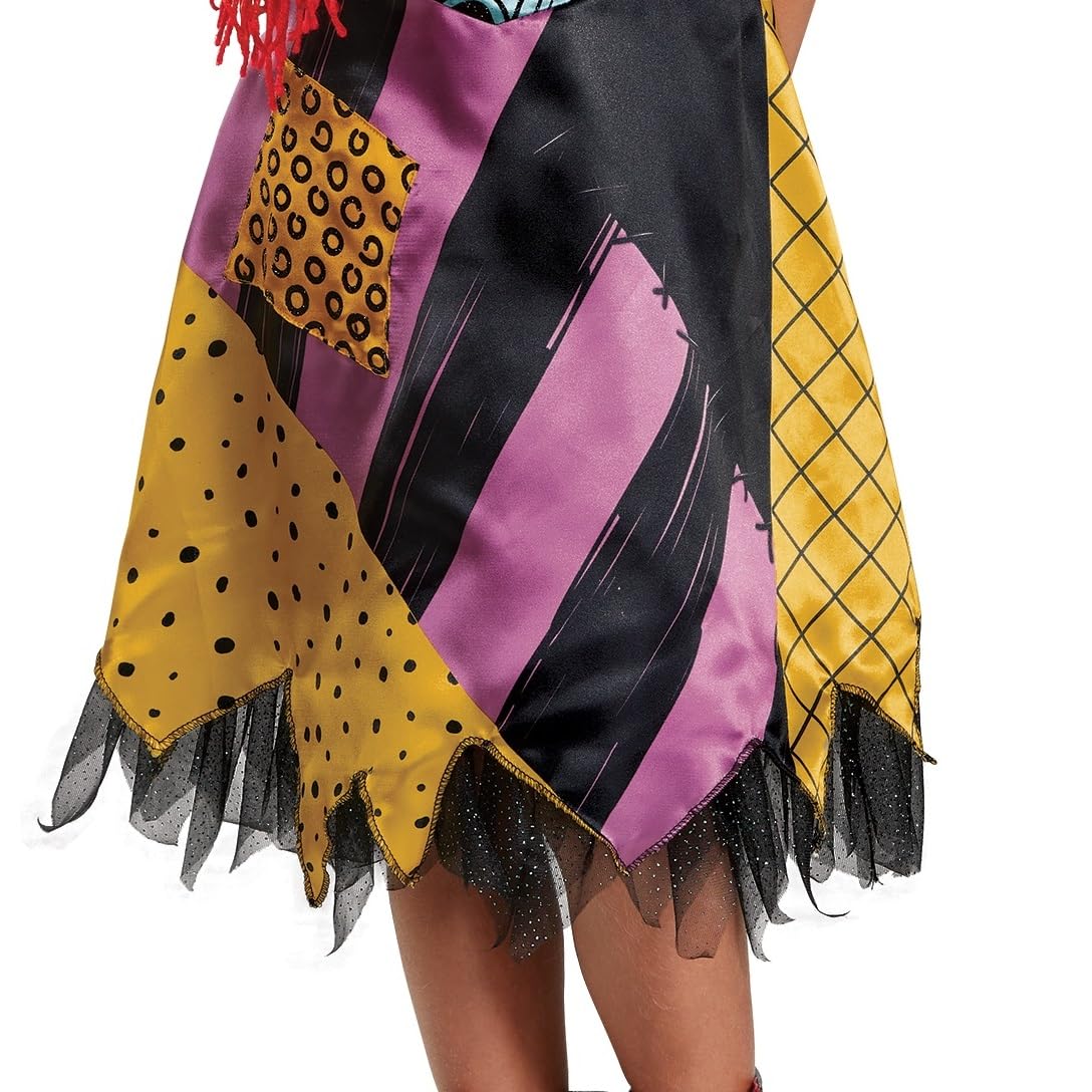 Disguise Disney Sally Nightmare Before Christmas Deluxe Girls' Costume, S (4-6x)