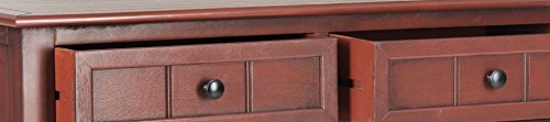 Safavieh American Homes Collection Samantha Red 2-Drawer Console Table