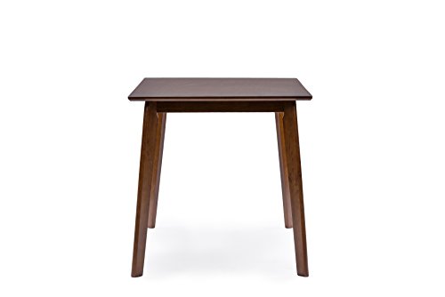 Baxton Studio Sumner Dining Set Style Walnut Brown 5-Piece Dining Set