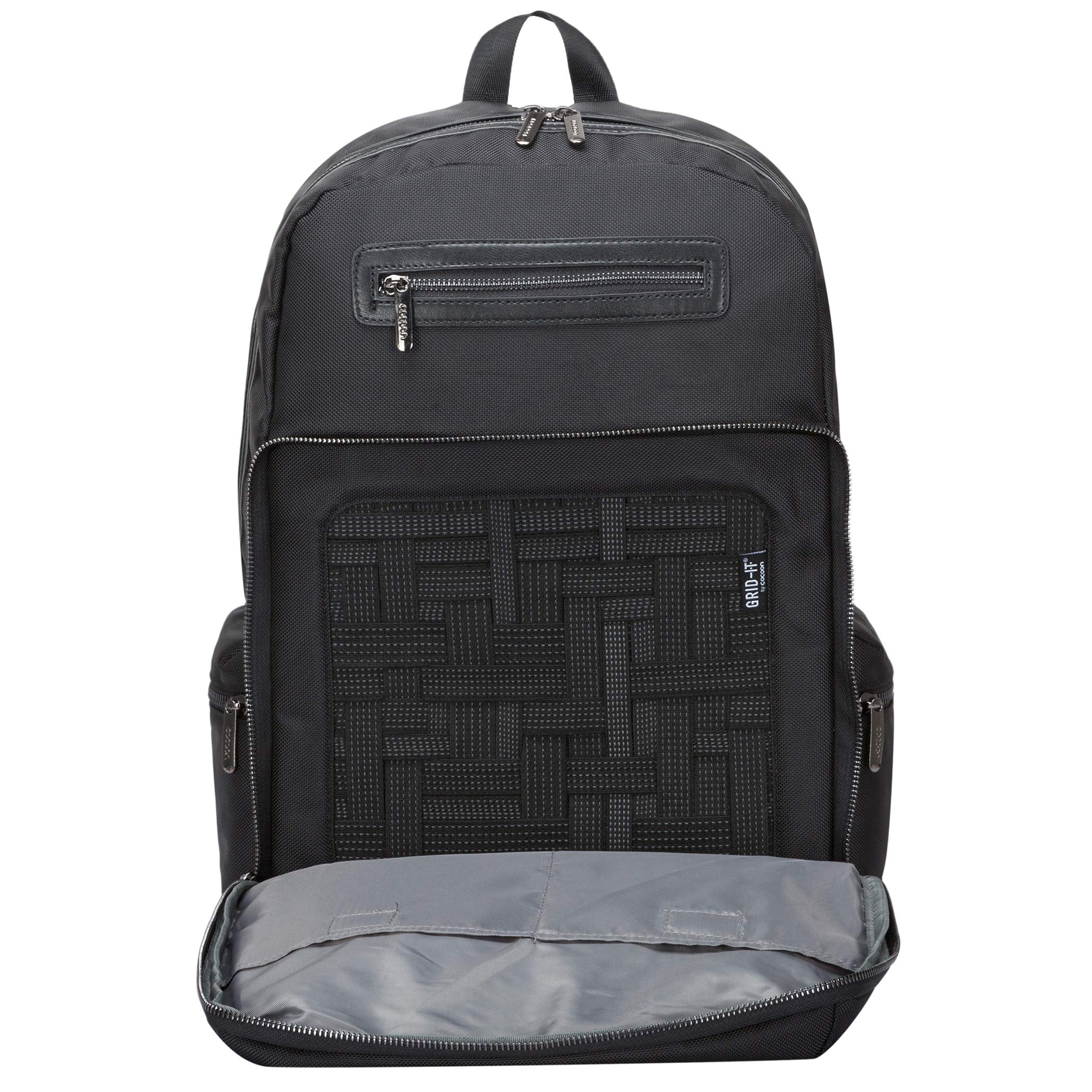 Cocoon MCP3455BK Buena Vista 16" Backpack with Built-in Grid-IT! Accessory Organizer (Black)