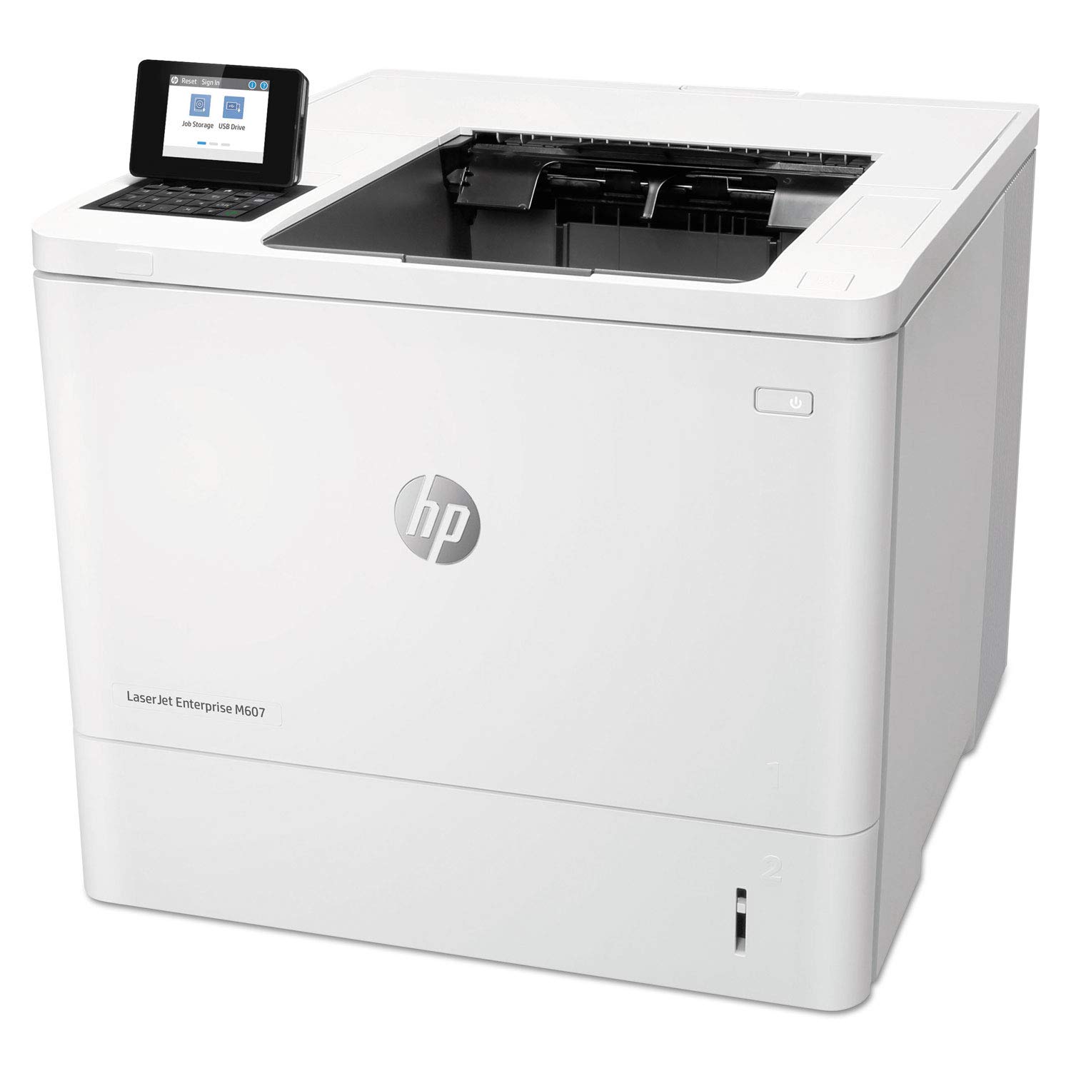 HP LaserJet Enterprise M607n Monochrome Printer with built-in Ethernet (K0Q14A) Grey