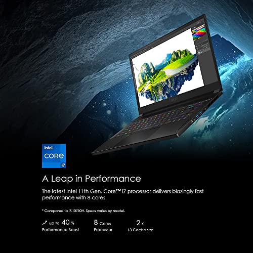 MSI Creator 15 Professional Laptop: 15.6" UHD OLED 4K DCI-P3 100% Display, Intel Core i7-11800H, NVIDIA GeForce RTX 3060, 16GB RAM, 512GB NVME SSD, Thunderbolt 4, Win10, Black (A11UE-491)