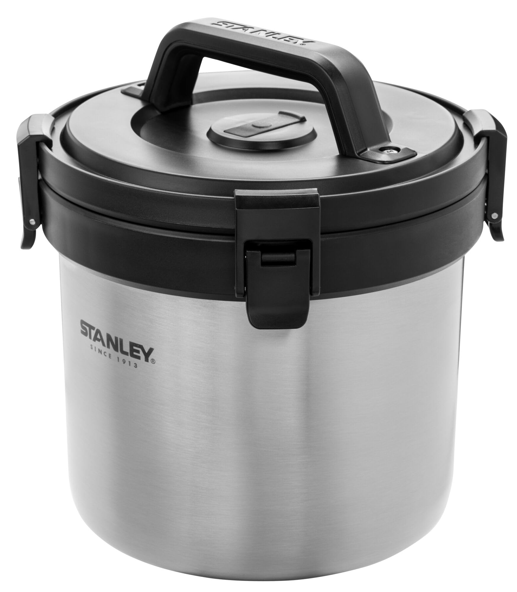 Stanley Adventure Stay Hot 3qt Camp Crock Pot - Vacuum Insulated Stainless Steel Food Container - Keeps Food Hot for 12 Hrs & Cold for 16 Hrs