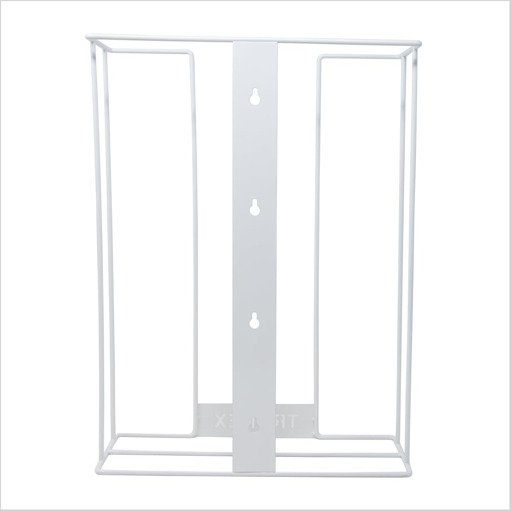 Tronex Triple Wall Mount Glove Dispenser Racks - 3 Wire Rack Holder for Disposable Gloves and Napkins - Durable Metal Organizer for Healthcare Industry (5)
