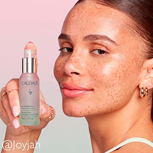 Caudalie Beauty Elixir Face Mist: Toner That Tightens Pores + Reduces Dullness + Sets Makeup, Full Size, 3.3 oz