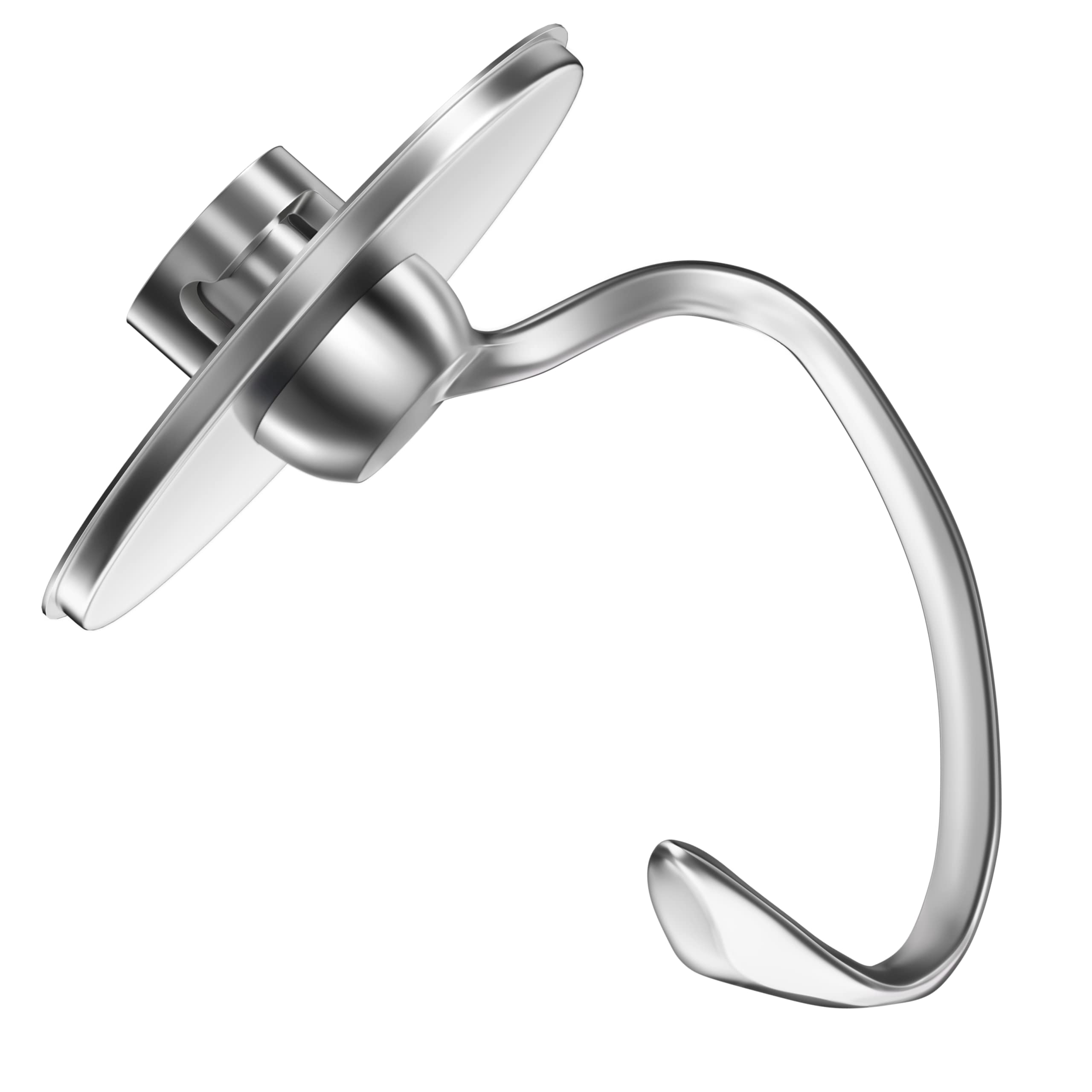 Ladavi Stainless Steel Dough Hook Suitable for Kitchenaid 4.5-5QT Tilt-Head Stand Mixers Attachments Accessories Replacement, Polished, No Coating, Dishwasher Safe(NOT for Bowl-Lift Type)