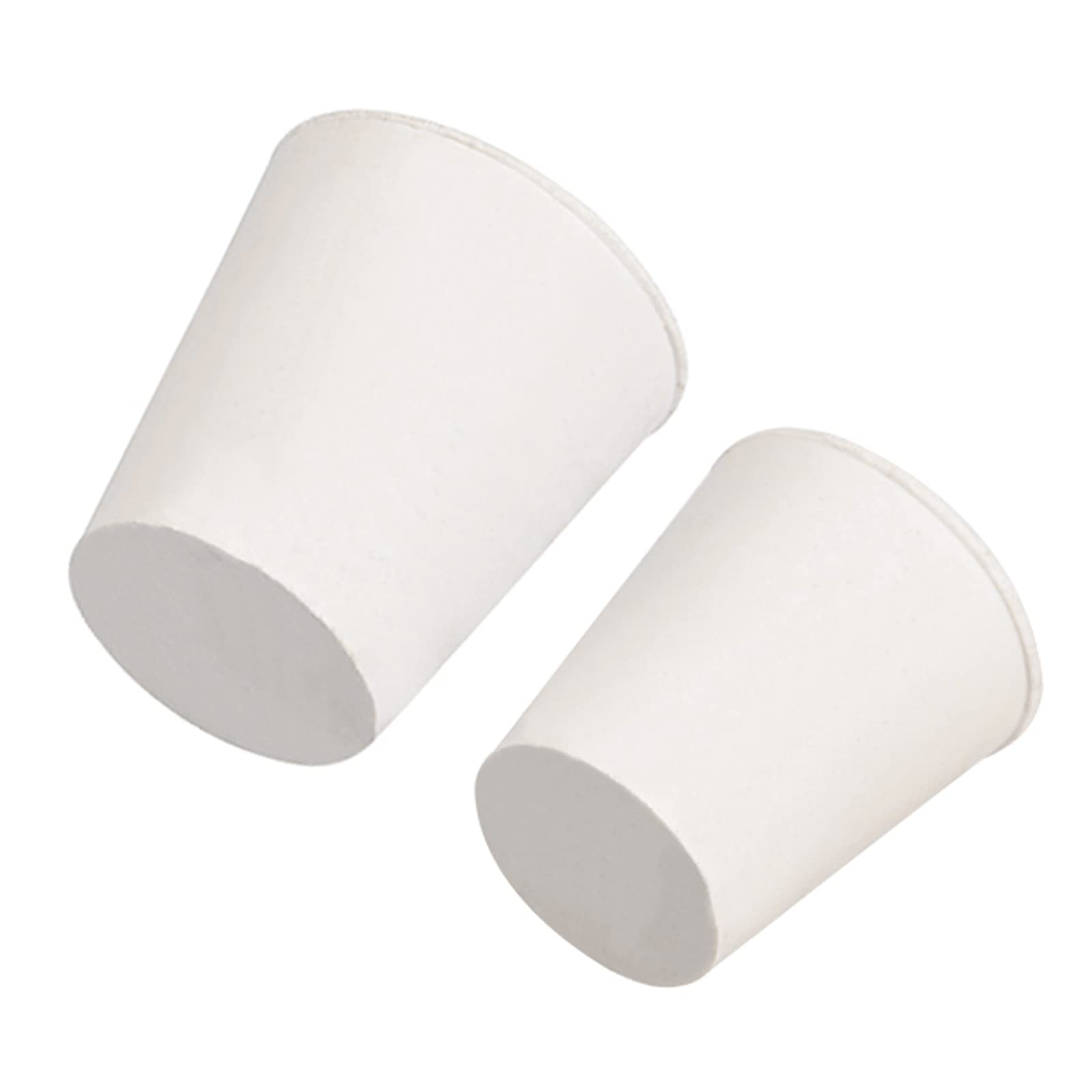 MECCANIXITY Tapered Shaped Solid Rubber Stopper Fit Hole 17mm to 23mm and 19mm - 26mm for Lab Tube 5 Set